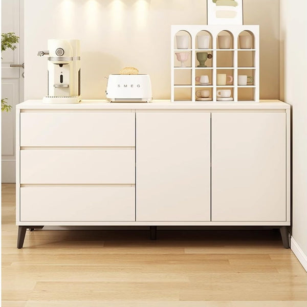 Comoda moderna si simpla cu 3 sertare si 2 usi, MDF, 140x40x75cm ...