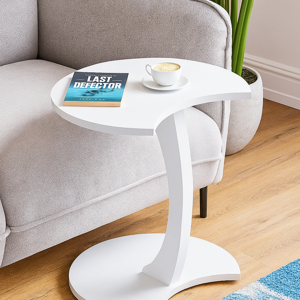 Masuta rotunda cu roti, 45 x 56 cm, design ergonomic si stabil ...